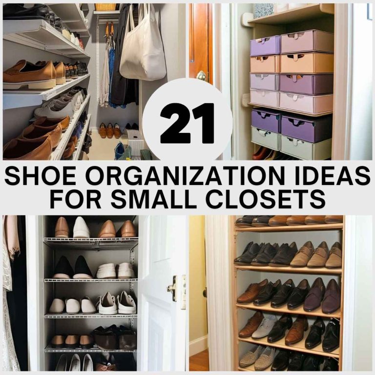 21 Space-Saving Shoe Organization Ideas for Small Closets