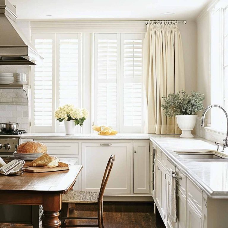 25 Stylish Kitchen Window Curtain Ideas to Upgrade Your Space