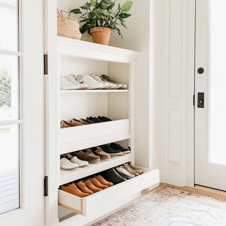 20 Genius Shoe Storage Ideas for Small Entryway