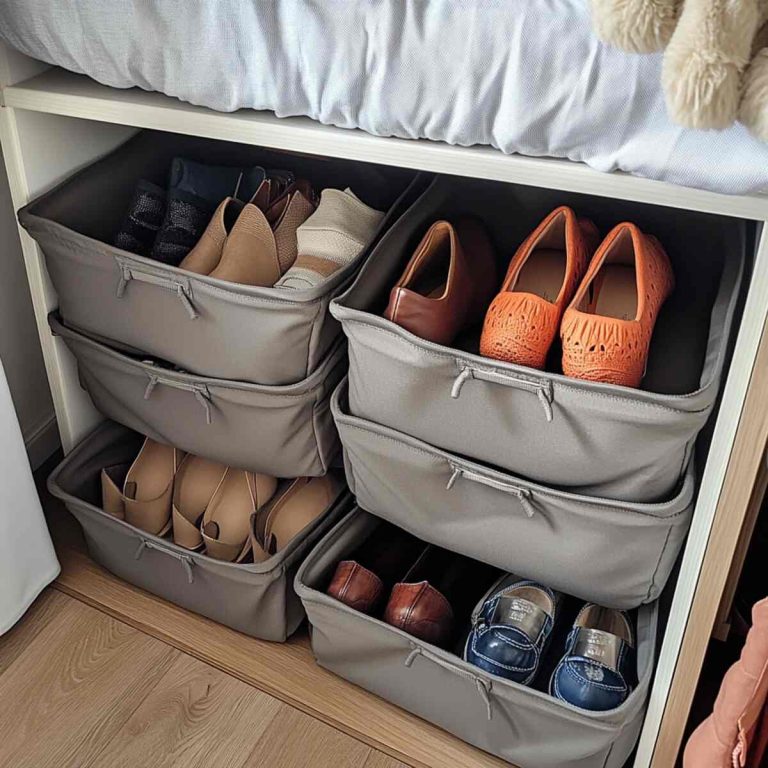 21 Space-Saving Shoe Organization Ideas for Small Closets