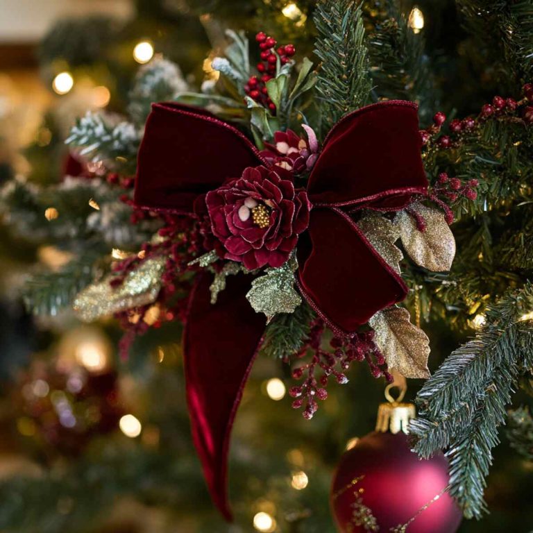 21 Unique Tree Ribbon Decorating Ideas to Dress Up Your Christmas Tree