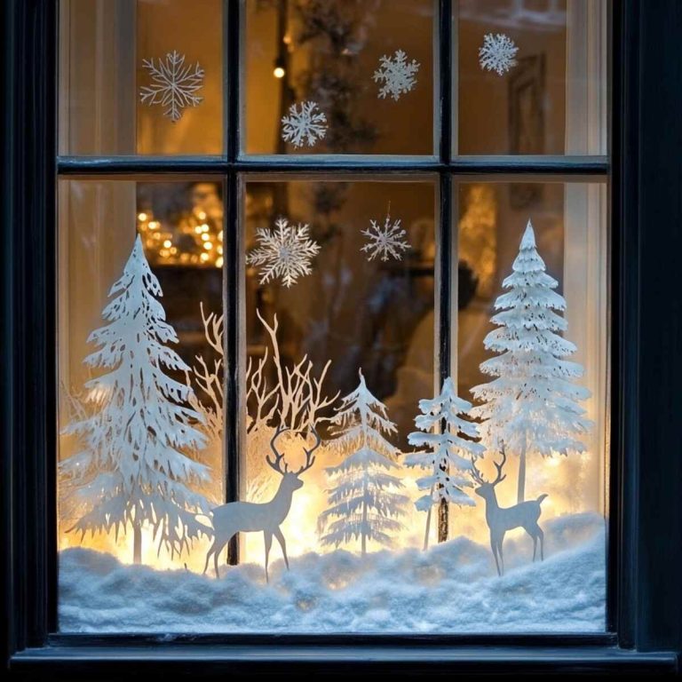 23 Magical Christmas Window Ideas to Light Up Your Holidays