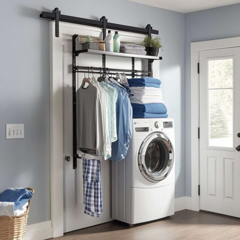 20 Space-Saving Garage Laundry Room Ideas You Need to Try