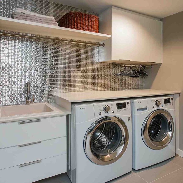 20 Space-Saving Garage Laundry Room Ideas You Need to Try