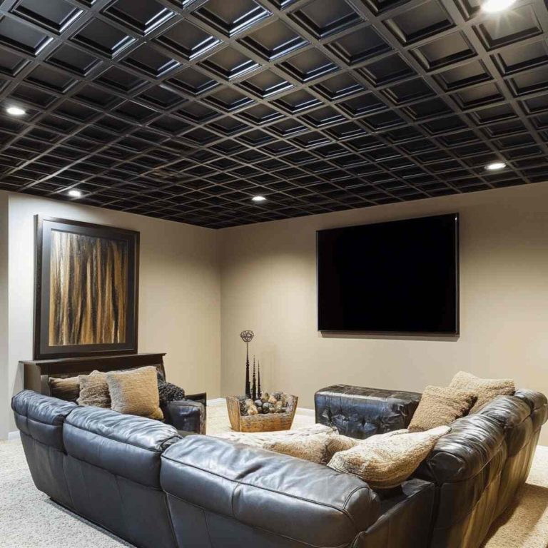20 Easy and Affordable Basement Ceiling Ideas
