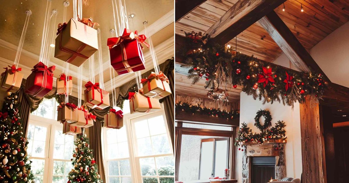 20 Christmas Ceiling Decorations Ideas That Will Wow Your Guests