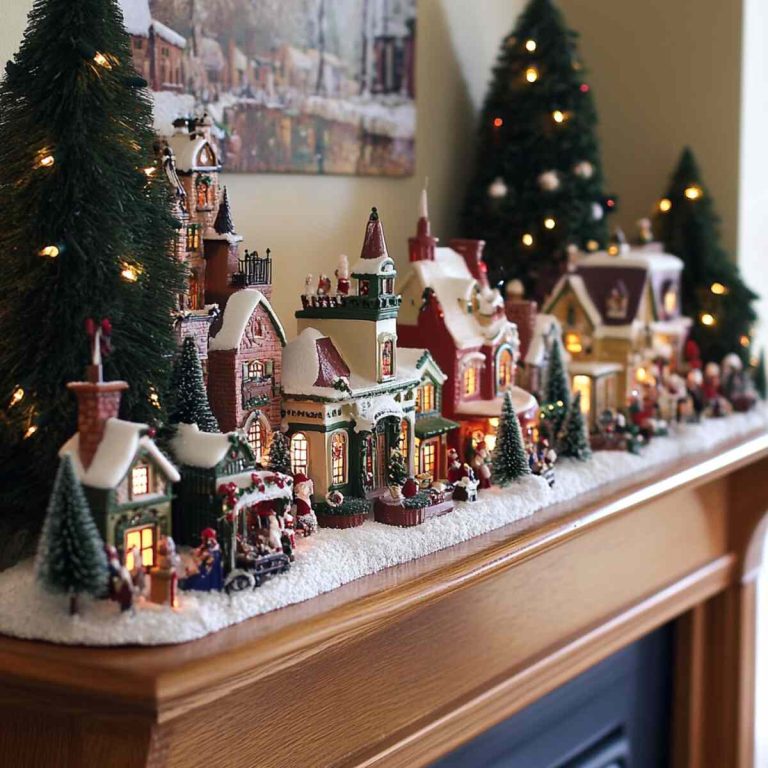 20 Easy and Beautiful Fireplace Mantle Christmas Ideas to Try
