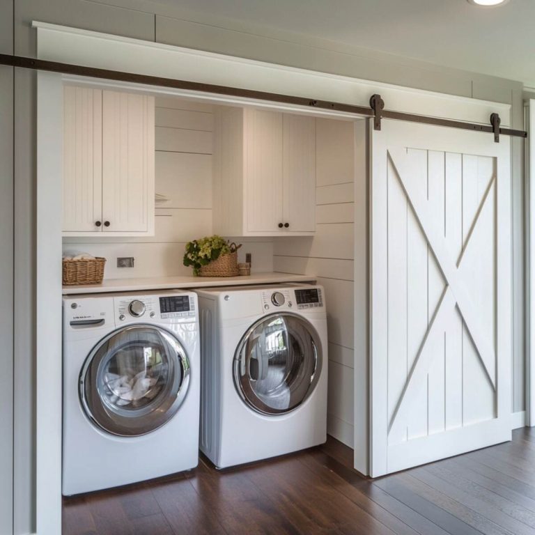 20 Space-Saving Garage Laundry Room Ideas You Need to Try