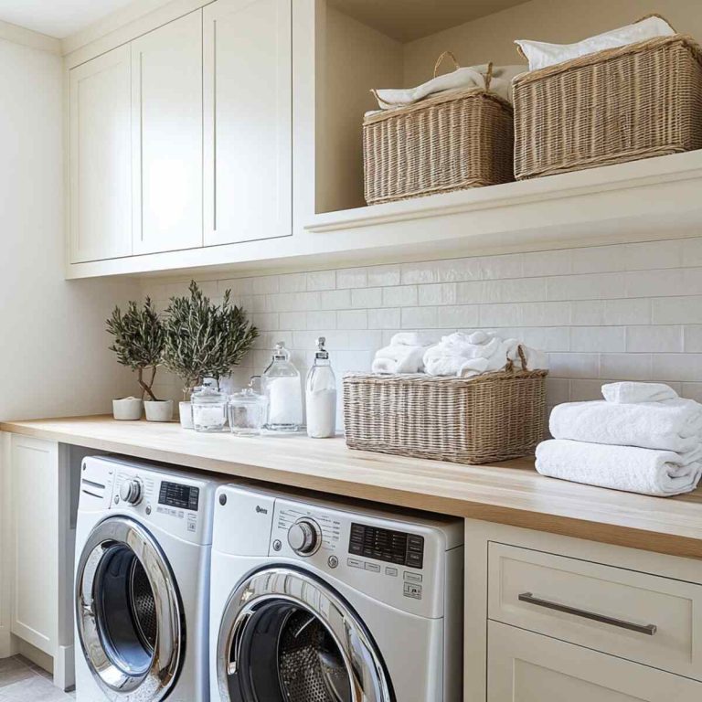 20 Space-Saving Garage Laundry Room Ideas You Need to Try