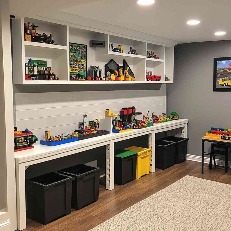20 Basement Playroom Ideas for Active and Quiet Play