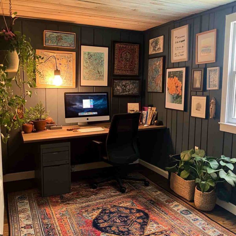 25 Inspiring Basement Office Ideas for a Cozy Workspace