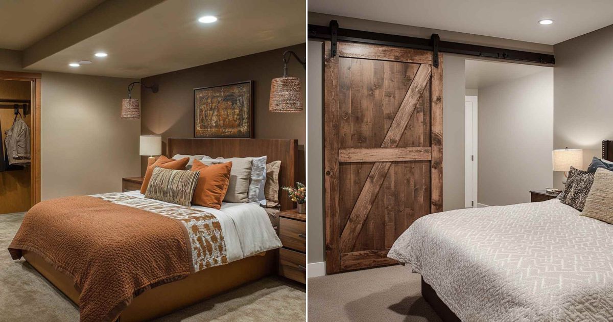 23 Glam & Elegant Basement Bedroom Ideas