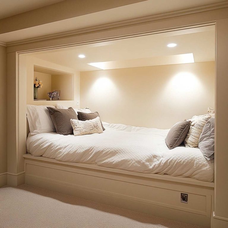 23 Glam & Elegant Basement Bedroom Ideas