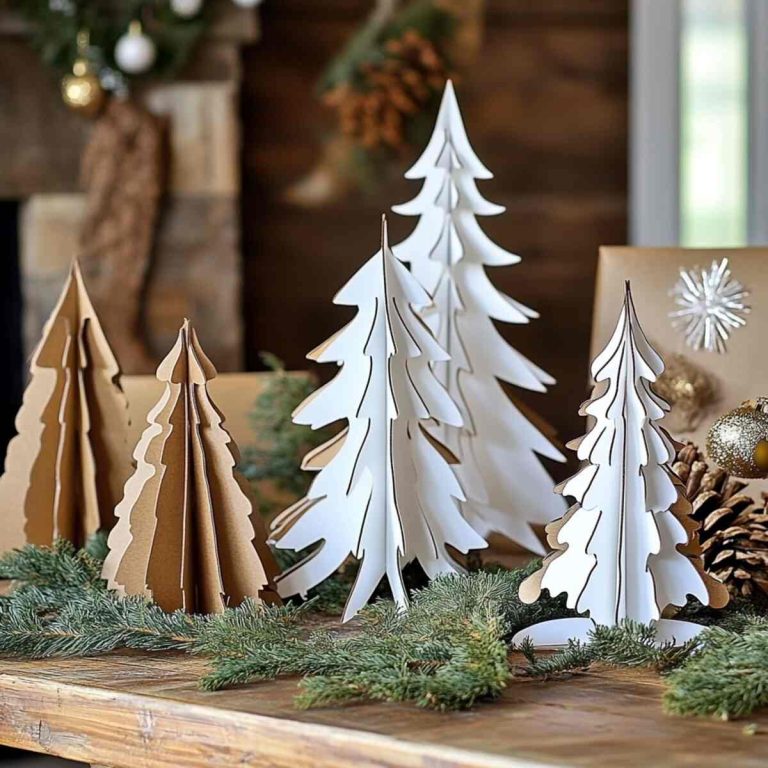 25 DIY and Stylish Tabletop Christmas Tree Ideas to Try This Year