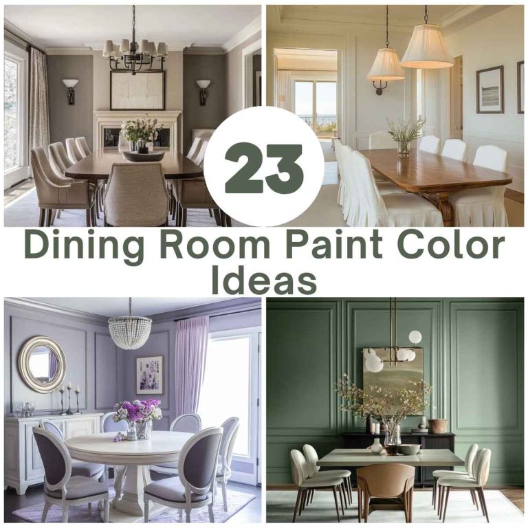 23 Dining Room Paint Color Ideas for a Warm Ambiance