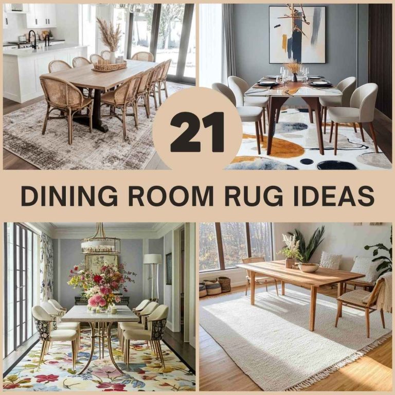 21 Dining Room Rug Ideas to Add Comfort and Style