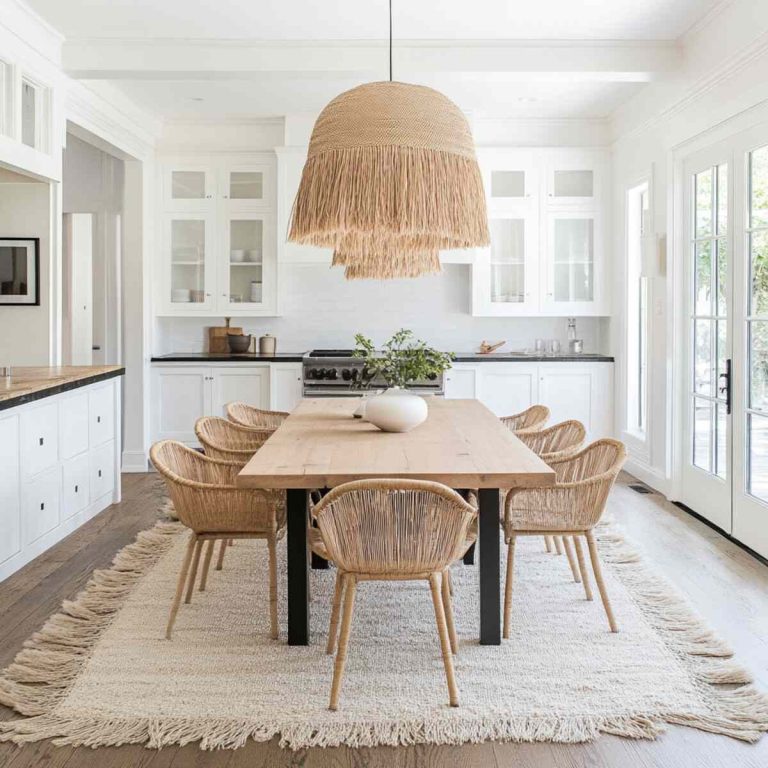21 Dining Room Rug Ideas to Add Comfort and Style