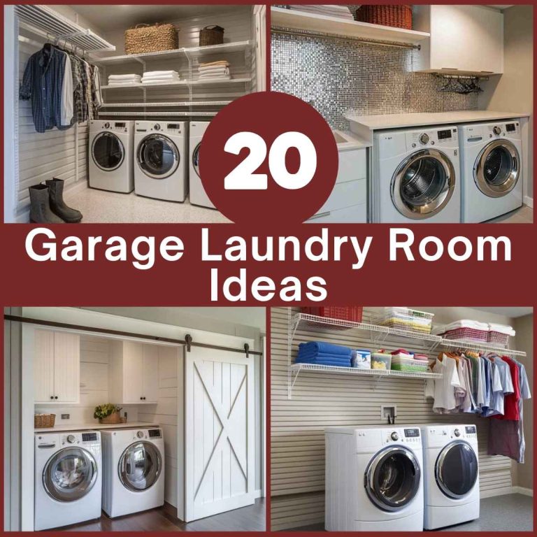 20 Space-Saving Garage Laundry Room Ideas You Need to Try