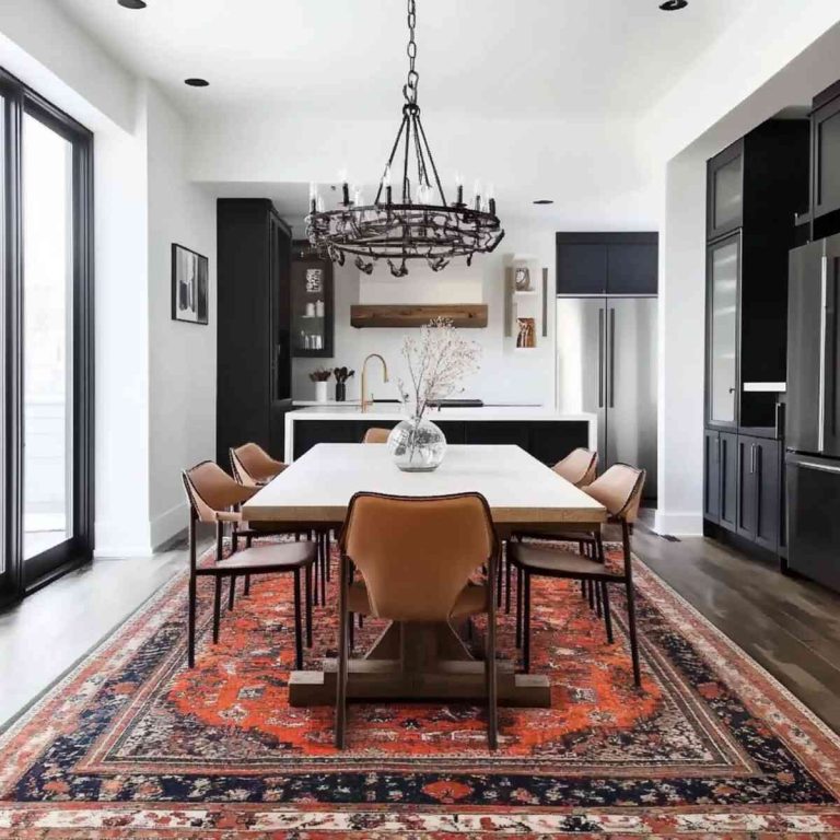 21 Dining Room Rug Ideas to Add Comfort and Style