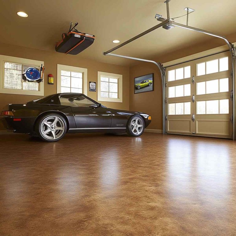21 Stylish and Durable Garage Floor Ideas You’ll Love