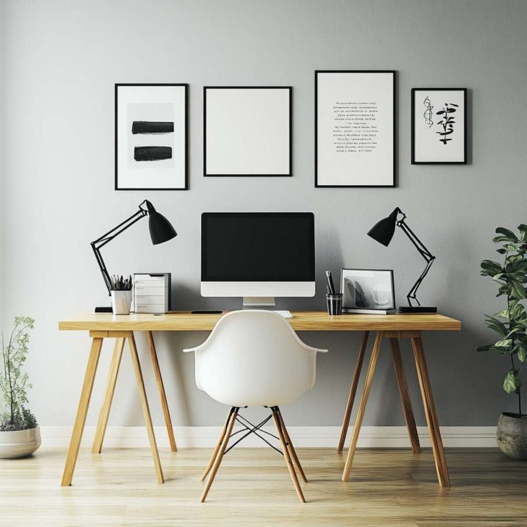 23 Simple Office Decor Ideas to Boost Productivity & Style
