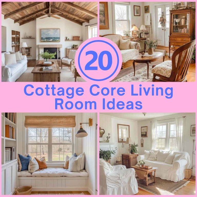 20 Easy Cottage Core Living Room Ideas to Make Your Space Feel Like Home