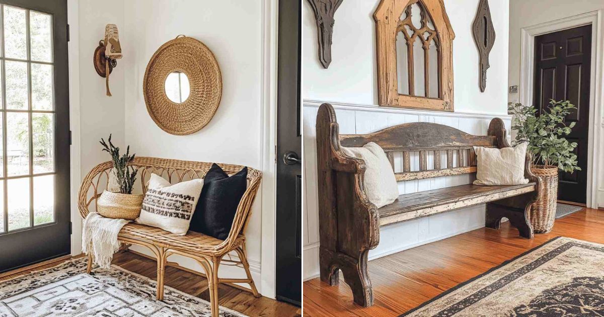 20 Entryway Bench Ideas to Organize and Beautify Your Space