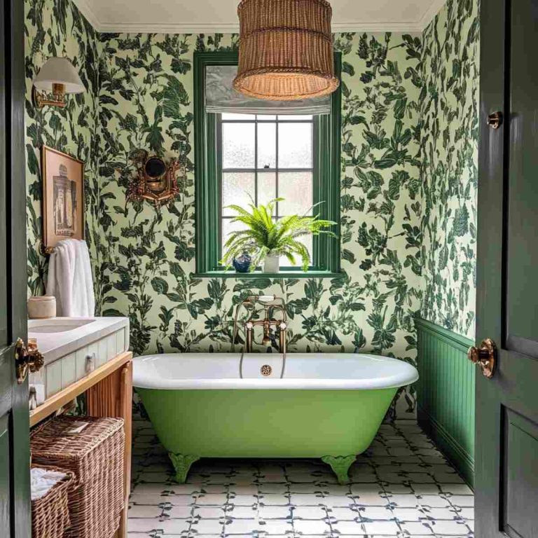 25 Green Bathroom Ideas to Create a Fresh and Relaxing Space