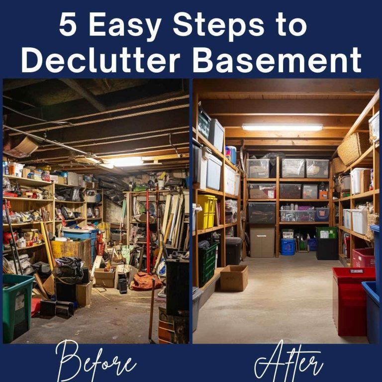 How to Declutter Your Basement Without Feeling Overwhelmed!