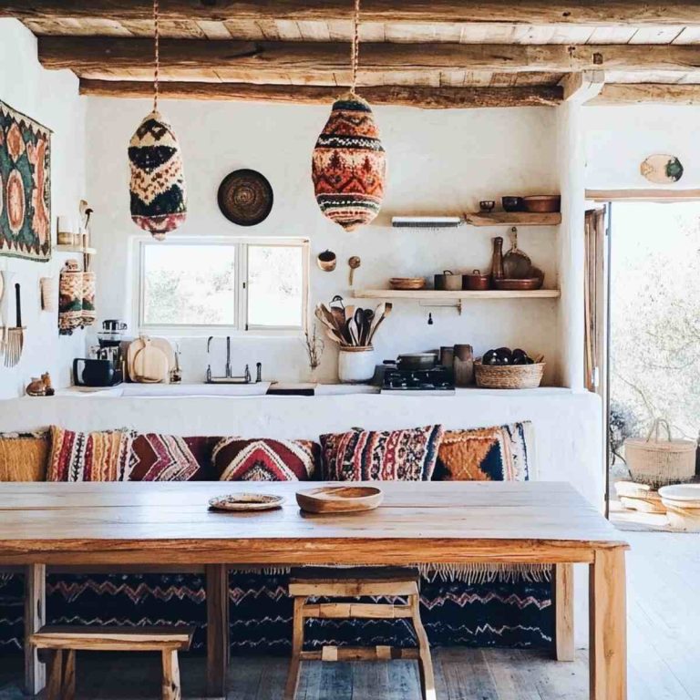 23 Creative Boho Kitchen Decor Ideas to Fall in Love With