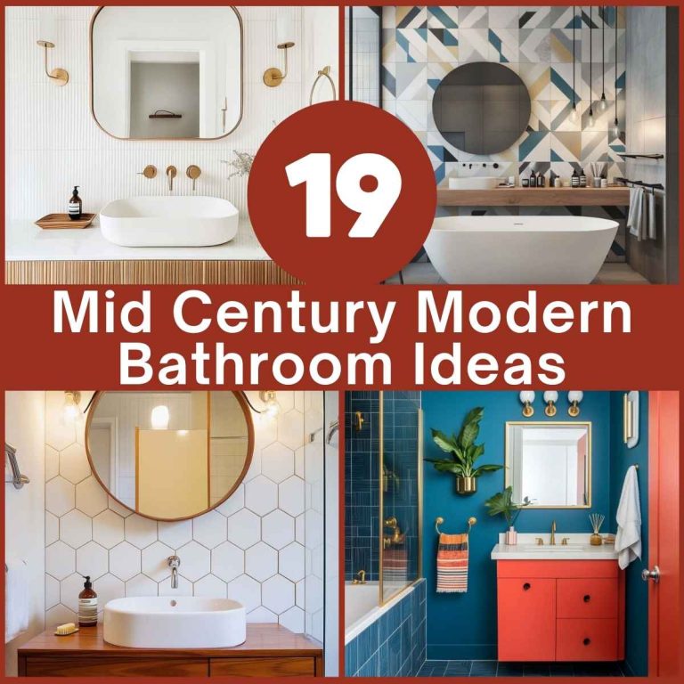 19 Mid Century Modern Bathroom Ideas You Can’t Miss