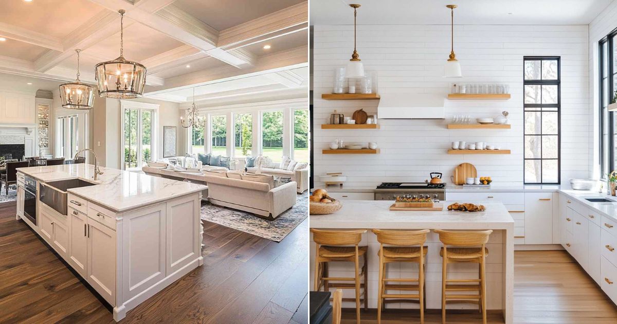 19 Beautiful Open Kitchen Ideas to Make Your Kitchen Shine