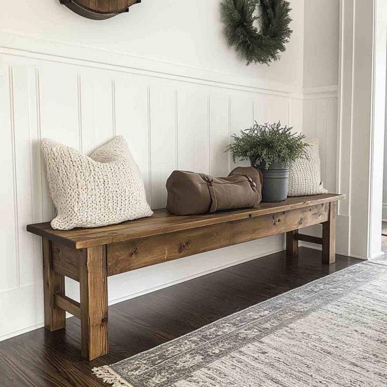 20 Entryway Bench Ideas to Organize and Beautify Your Space