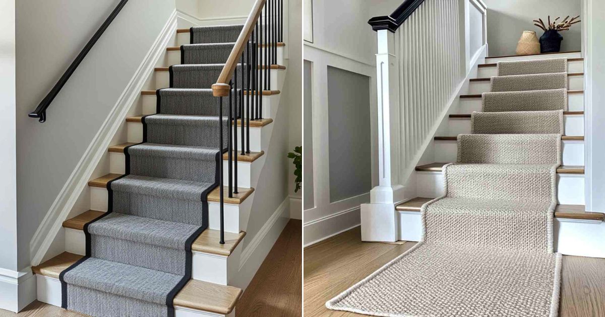 23 Best Stair Runner Ideas to Brighten Up Your Home