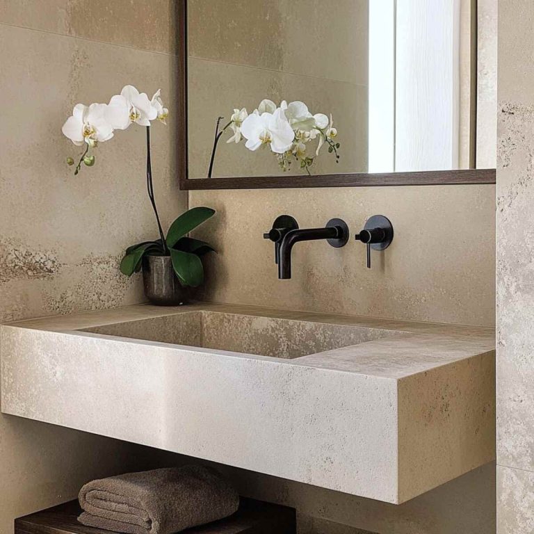 20 Practical Yet Gorgeous Half Bathroom Ideas You’ll Love