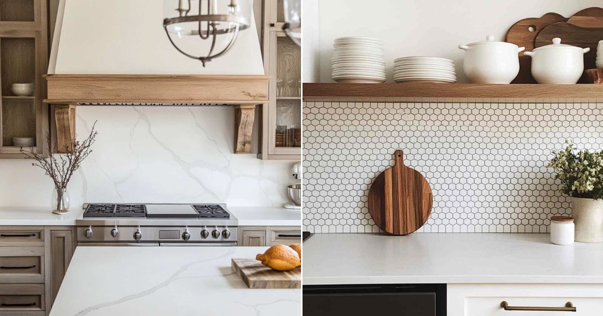 21 White Kitchen Backsplash Ideas to Light Up Your Kitchen