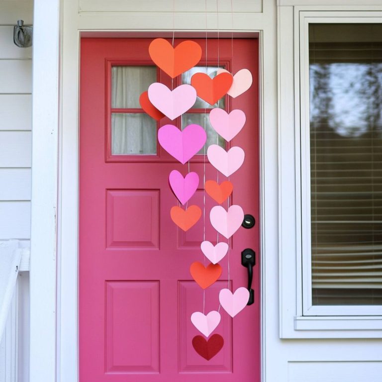 20 Easy & Beautiful Valentine Door Decoration Ideas