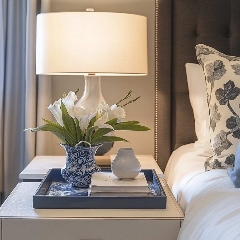 21 Bedside Table Decor Ideas to Make Your Bedroom Feel Cozy