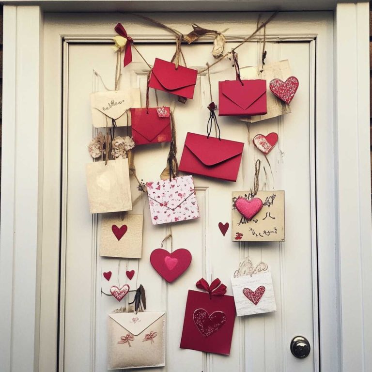 20 Easy & Beautiful Valentine Door Decoration Ideas
