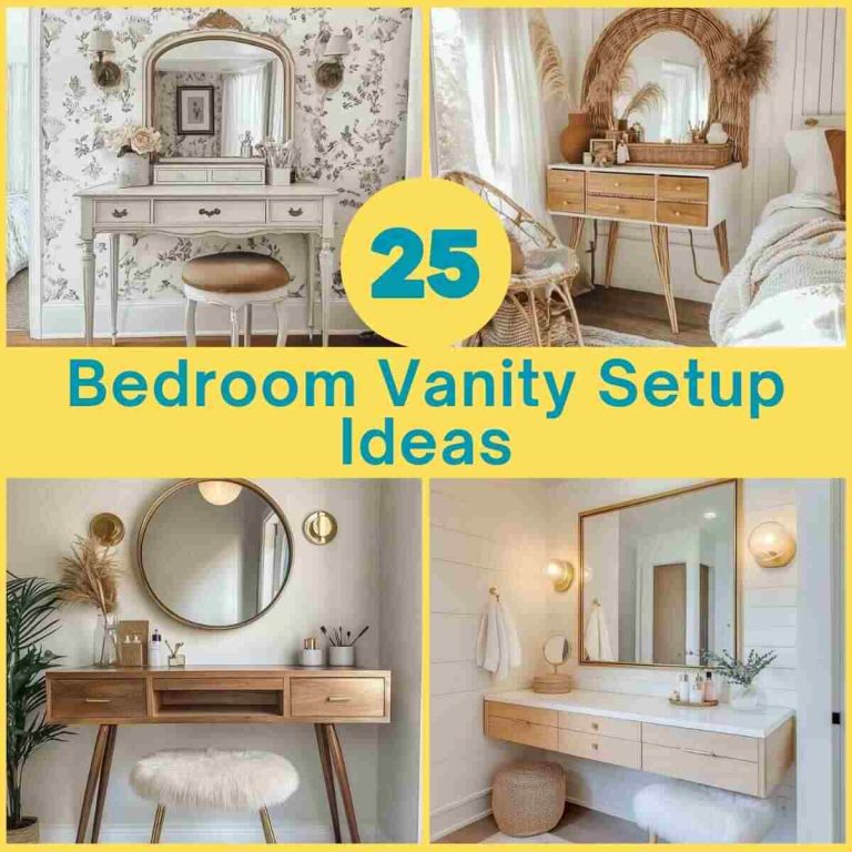 25 Bedroom Vanity Setup Ideas That Work Anywhere