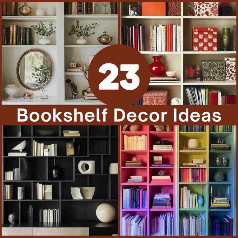 23 Simple Bookshelf Decor Ideas You’ll Want to Copy