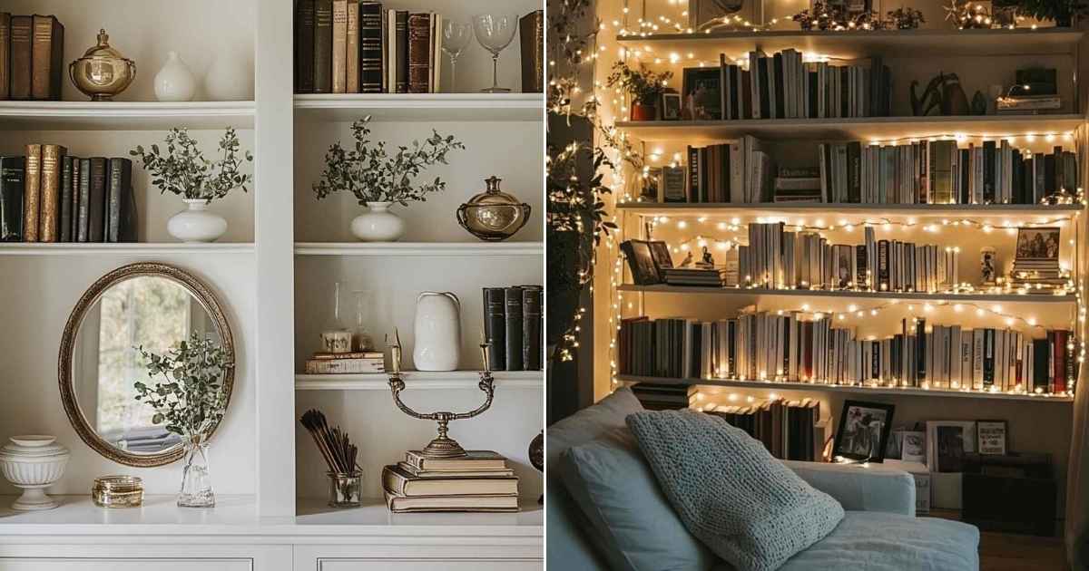23 Simple Bookshelf Decor Ideas You’ll Want to Copy