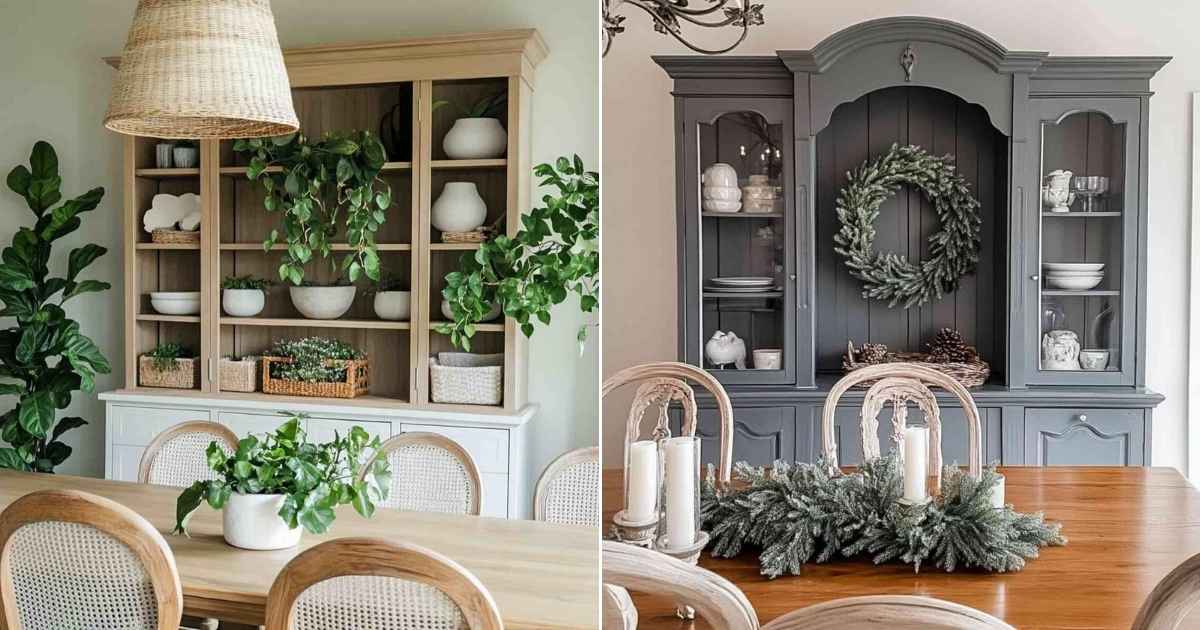 23 Best Dining Room Hutch Decor Ideas You Need to Try!
