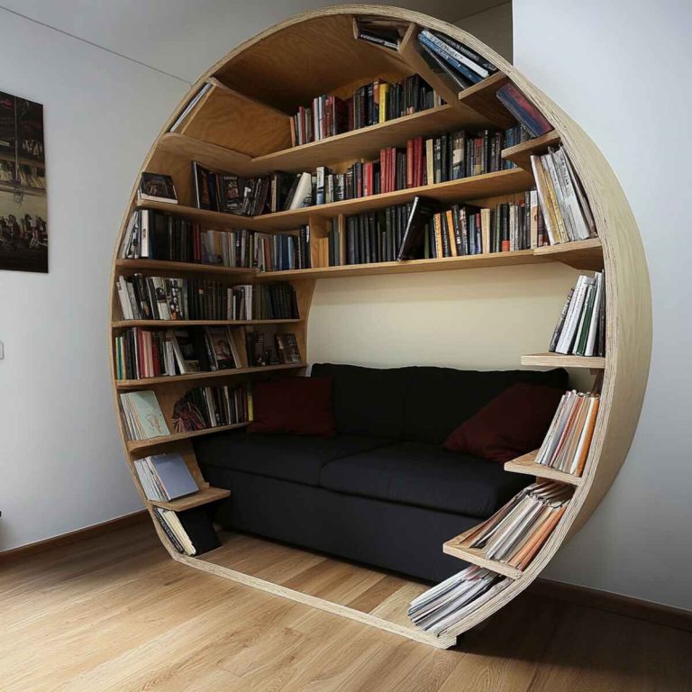 20 Clever Living Room Book Storage Ideas You’ll Love