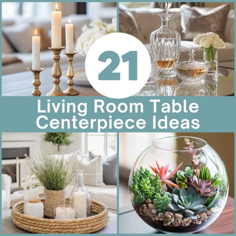 21 Easy Living Room Table Centerpiece Ideas You’ll Love