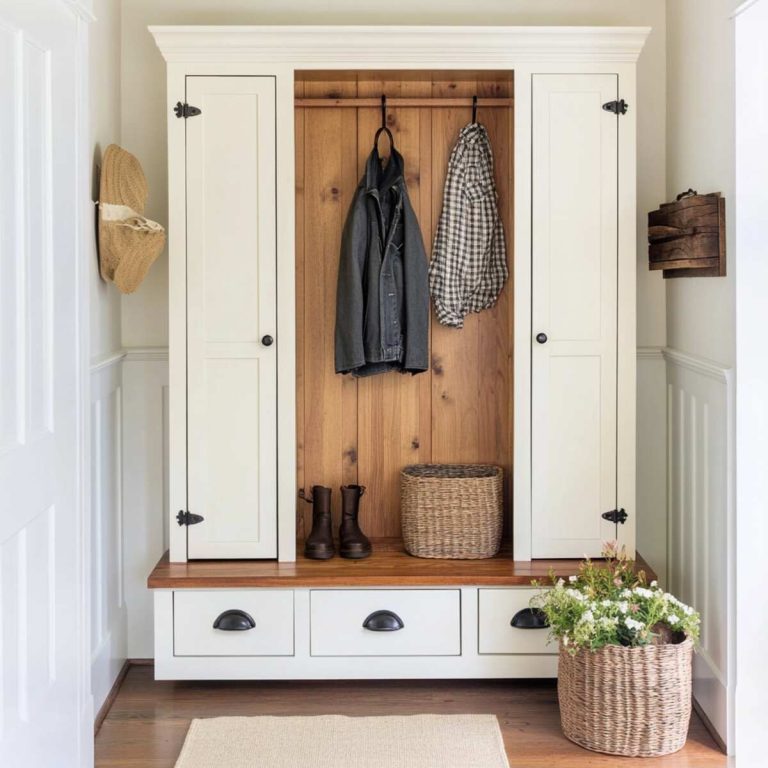 25 Smart Small Mudroom Ideas Entryway to Maximize Your Space