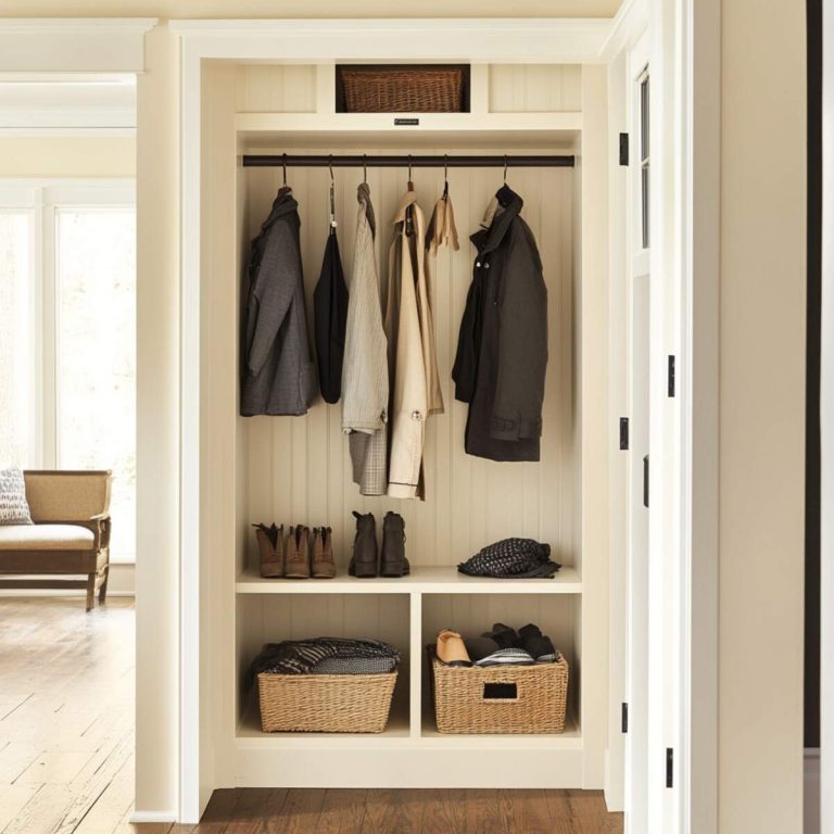 25 Smart Small Mudroom Ideas Entryway to Maximize Your Space