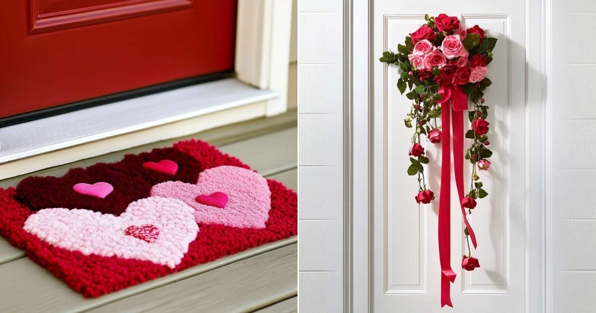 20 Easy & Beautiful Valentine Door Decoration Ideas
