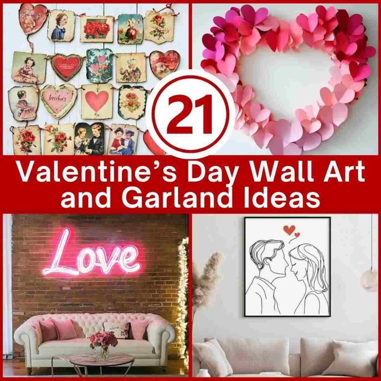 21 Valentine’s Day Wall Art & Garland Ideas to Spruce Up Your Home