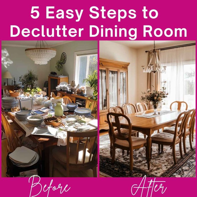 How to Declutter Your Dining Room in 5 Simple Steps